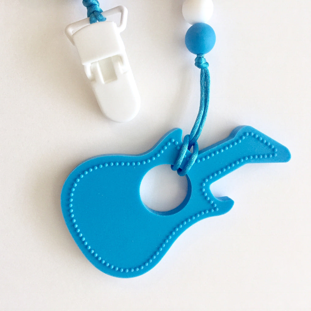 Teething Clip | Guitar – Nom Nom Teething Co